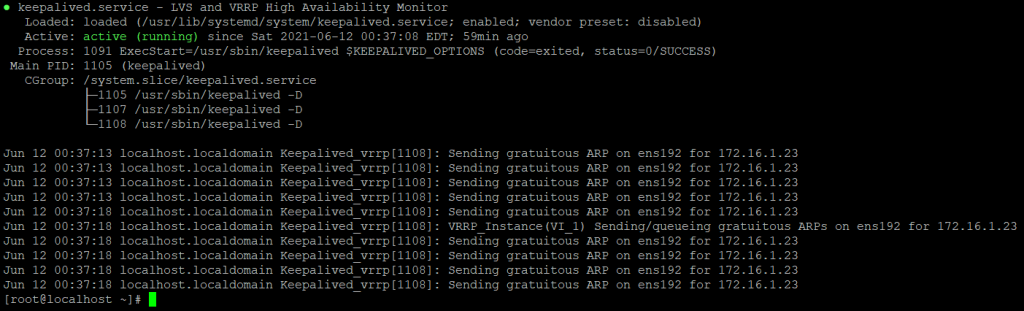 Thiết lập Nginx Với KeepAlived trên CentOS 7 | Hotline: 0972710812