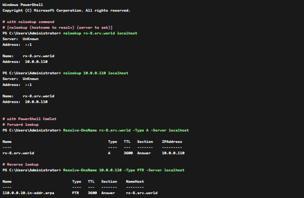 Verify resolving trong DNS Server | Hotline: 0972710812
