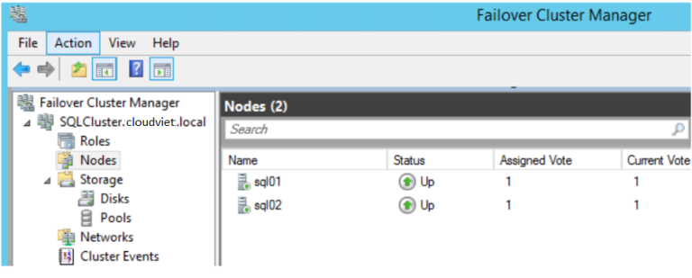 CÀI ĐẶT VÀ CẤU HÌNH FAILOVER CLUSTER SQL SERVER 2012 | Hotline: 0972710812